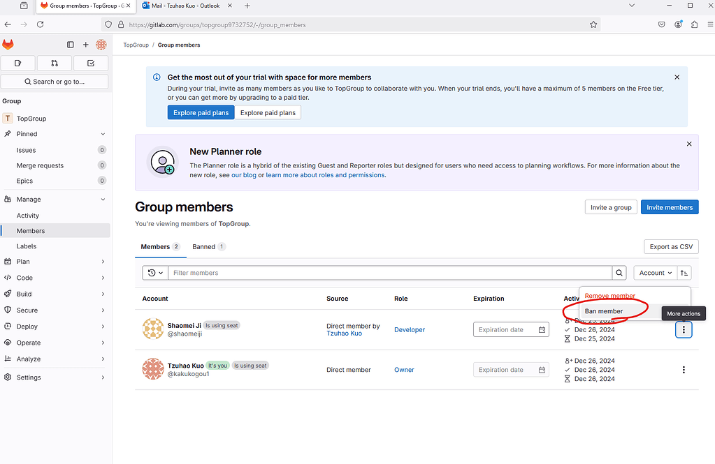 Does any API can indicate that a user is banned in a Group? - General - GitLab Forum