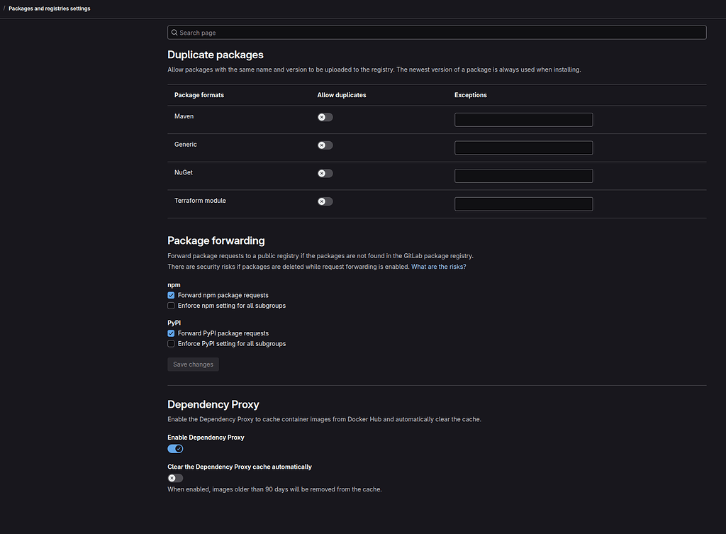 Package Registry Cleanup - Self-managed - GitLab Forum