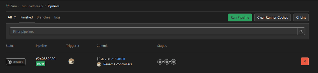 Gitlab Pipeline Stuck In Created State Gitlab Cicd Gitlab Forum