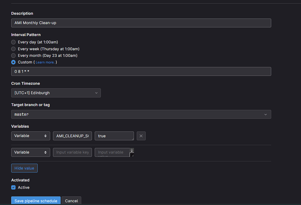 Question about CI/CD scheduled jobs and env variables - How to Use ... Question about CI/CD scheduled jobs and env variables - How to Use ...