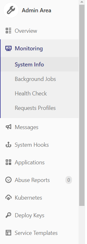 Missing Logs page in web Admin console - How to Use GitLab - GitLab Forum