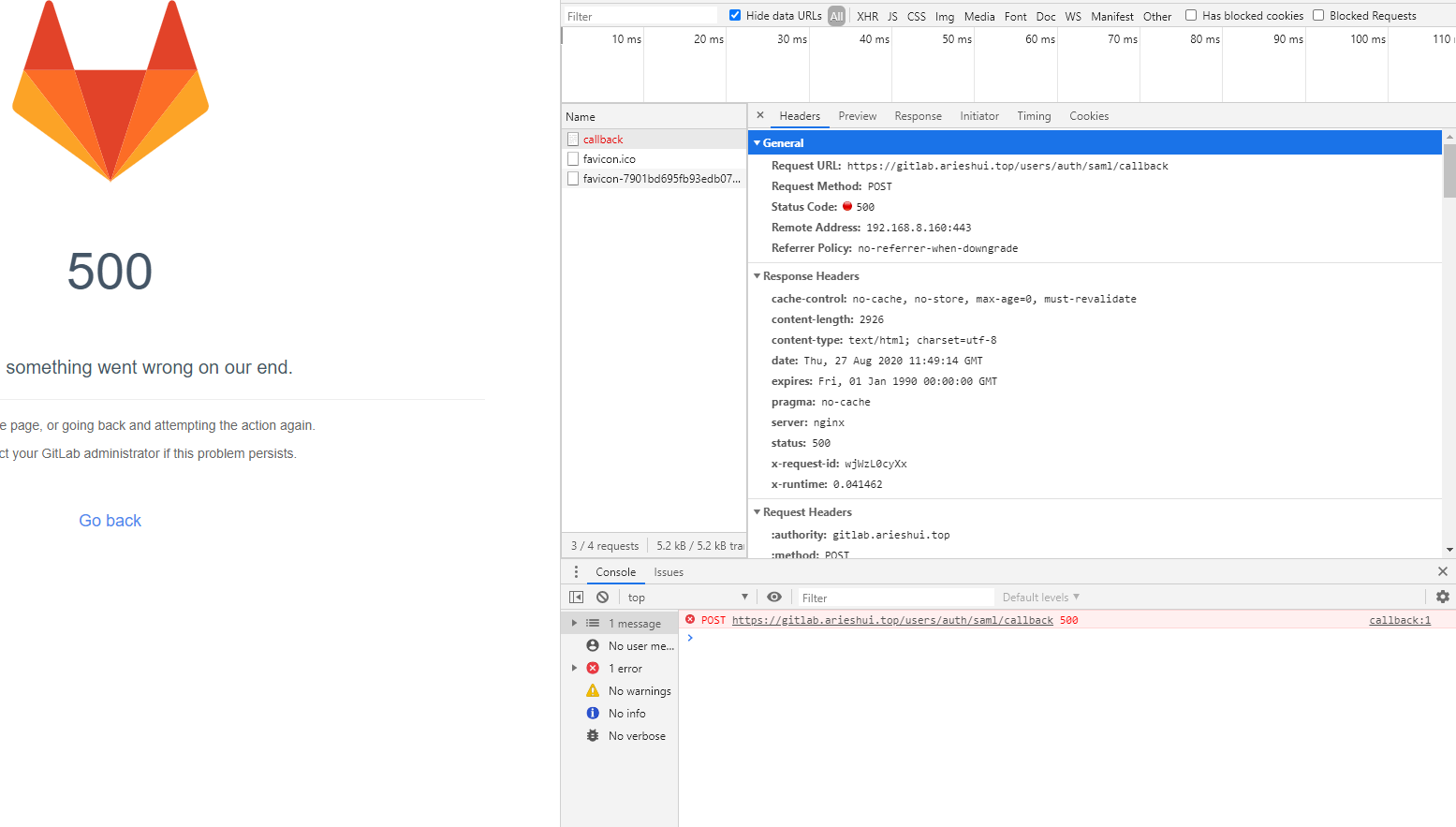 Keyclock gitlab saml connect 500 error，help - How to Use GitLab ...