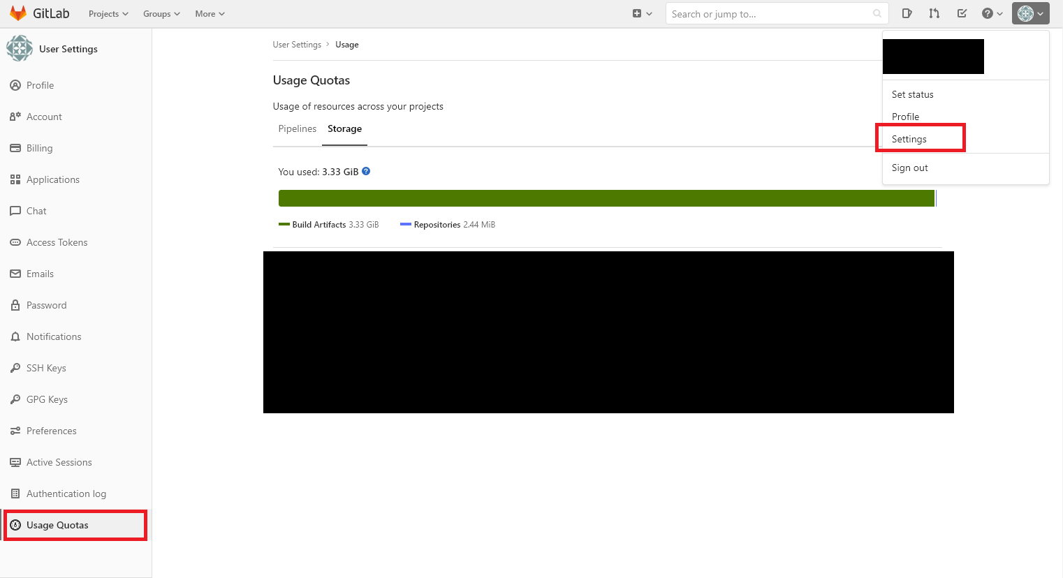 High disk quota usage despite artifacts being deleted - How to Use ...