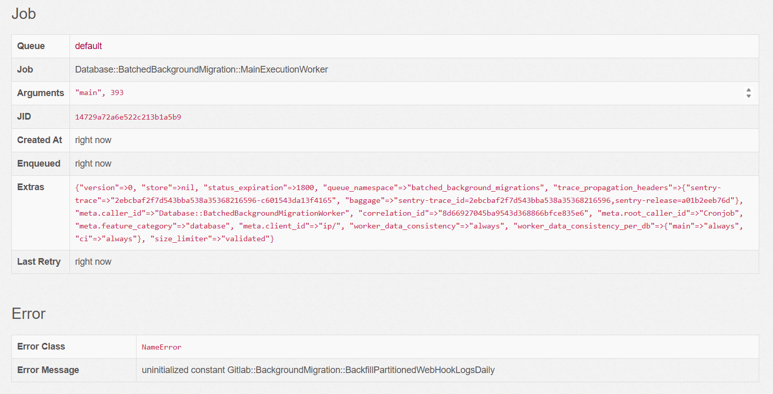 500: We're sorry, something went wrong on our end after upgrading to v18.5.1-ee - Self-managed ...