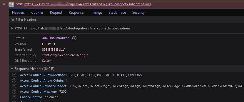 GitLab on-prem connecting with Jira Cloud results in 401 - Self-managed ... GitLab on-prem connecting with Jira Cloud results in 401 - Self-managed ...