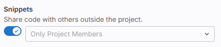 Change Visibility of Snippets for all Projects - General - GitLab Forum