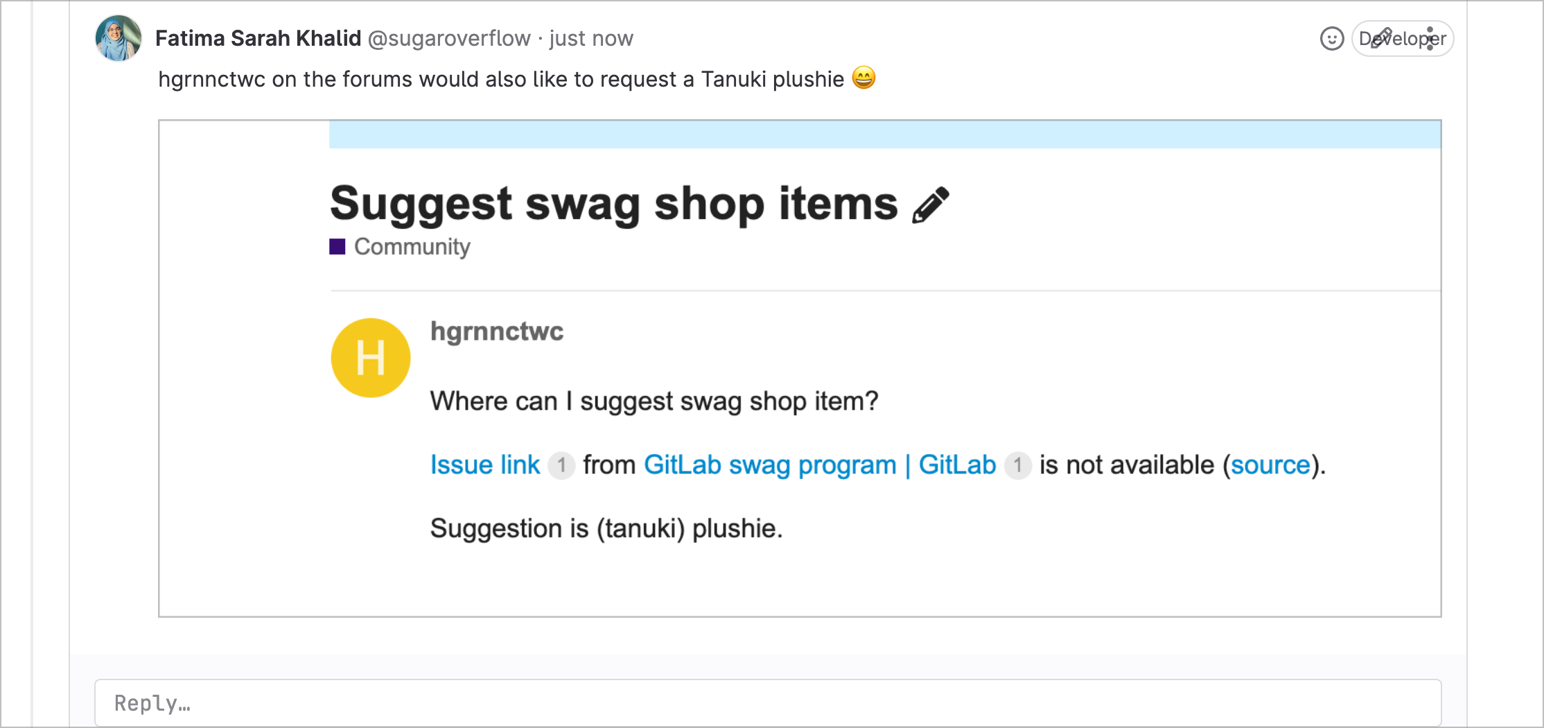 How to suggest swag items for the GitLab swag store? - Community - GitLab Forum