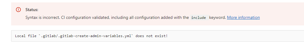 How to import a yml file based on condition? - GitLab CI/CD - GitLab Forum