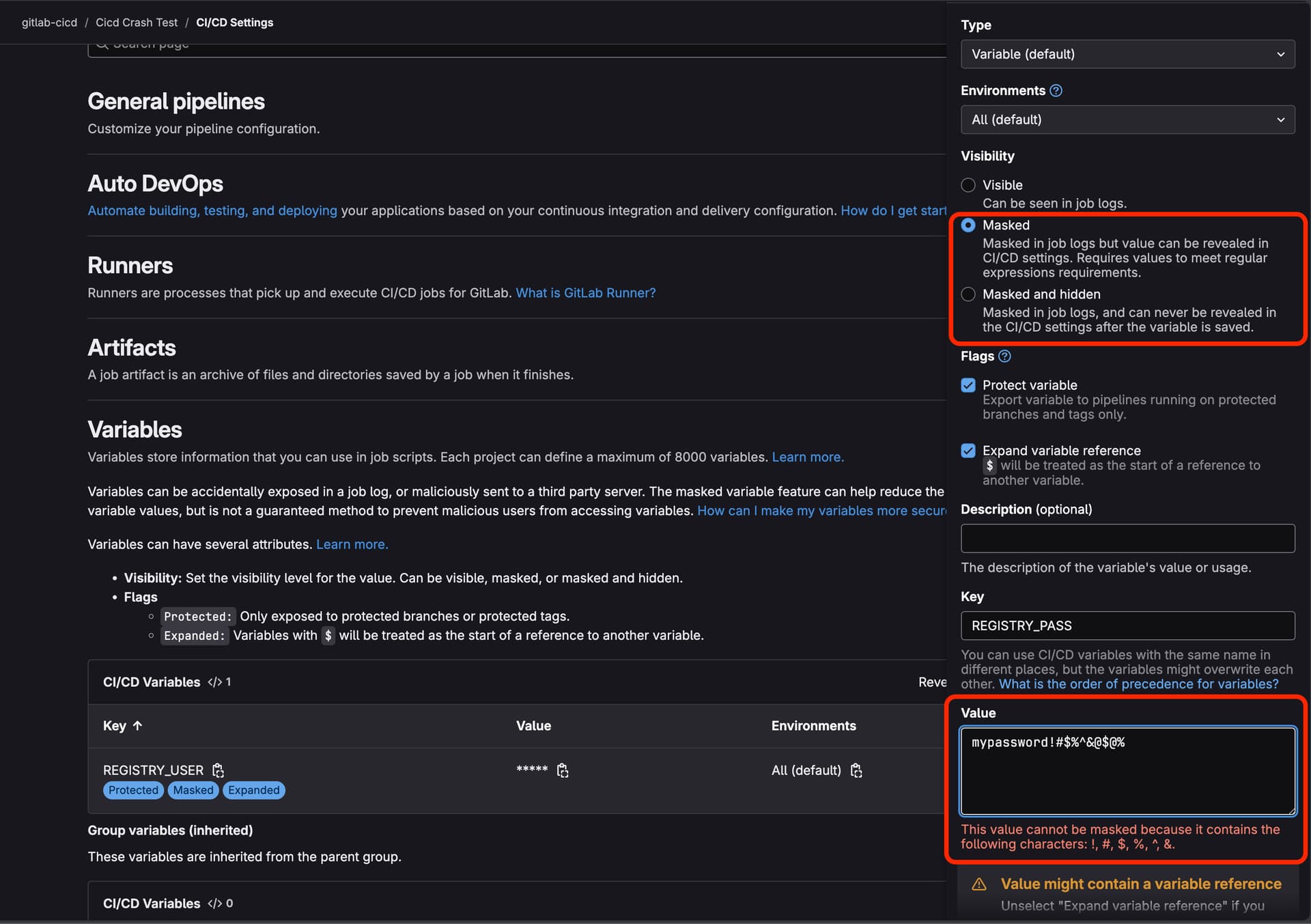 Is It Safe To Save A Private Ssh Key As A Visible Cici Variable Gitlab Cicd Gitlab Forum