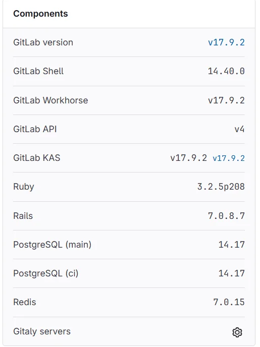 Gitlab CE docker does not show "up-to-date" on Admin Dashboard - How to Use GitLab - GitLab Forum