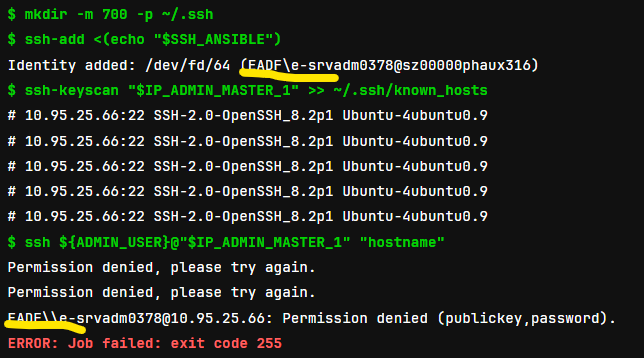 SSH login from docker container not possible - GitLab CI/CD - GitLab Forum