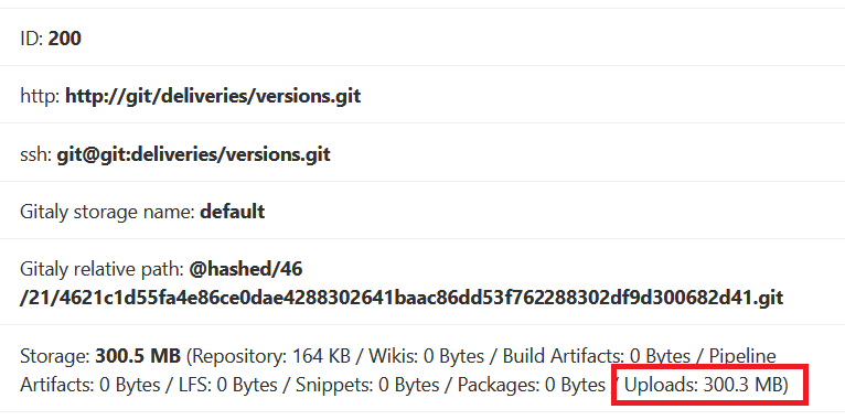 How i can delete upload files on delivers? - How to Use GitLab - GitLab ...