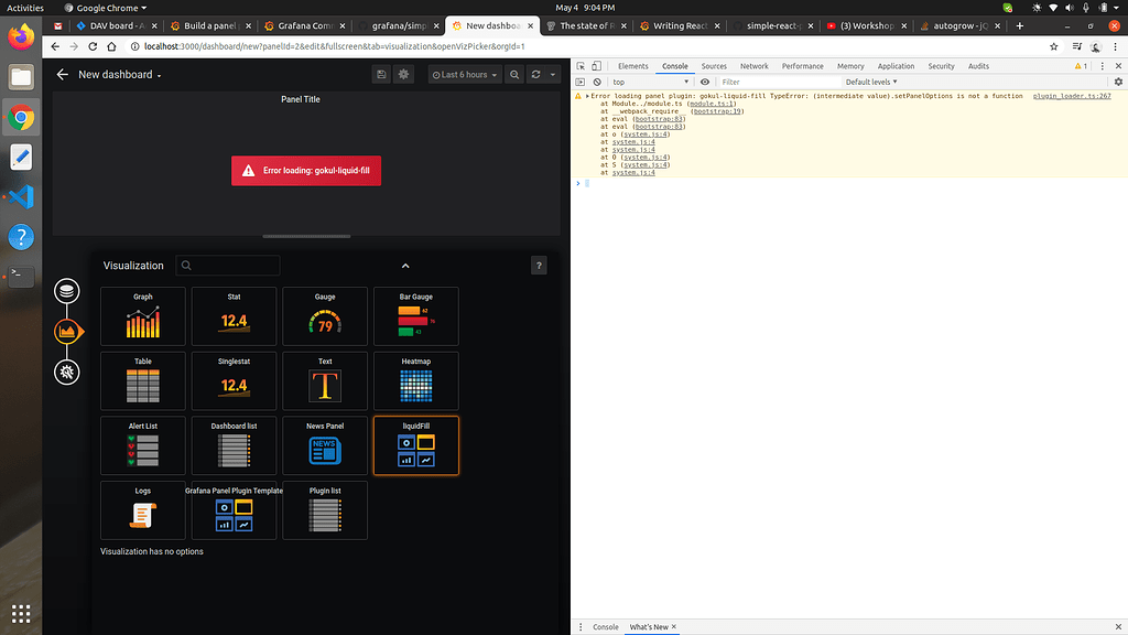 Build A Panel Plugin With D3js Not Working Grafana Plugin