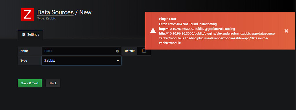 Zabbix plugin issue - Grafana - Grafana Labs Community Forums