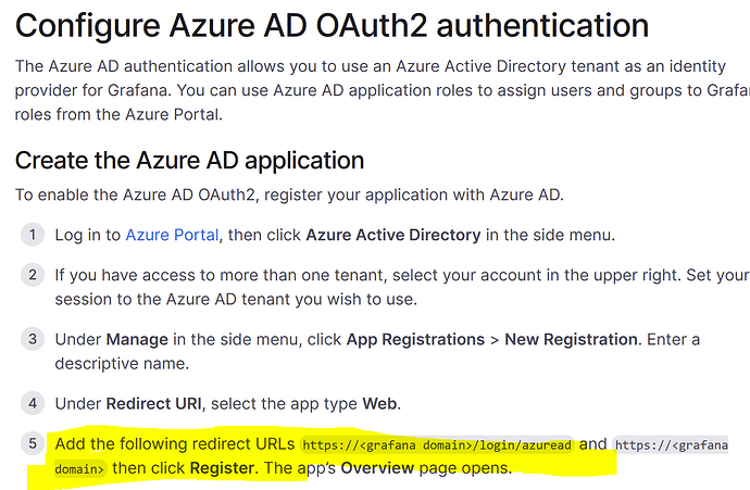 Azure Ad Oauth2 Authentication Redirect Uri Error Authentication