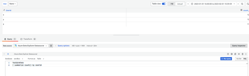 Variables in dashboard are not getting configured from Azure Data Explorer data source - Grafana ...
