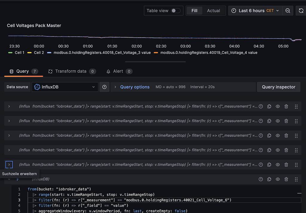 16 values ? 16 query? - InfluxDB - Grafana Labs Community Forums