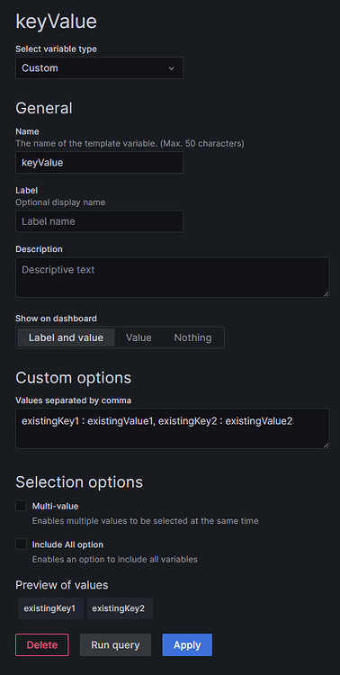 Set a key value grafana variable - Grafana Plugin Development - Grafana Labs Community Forums