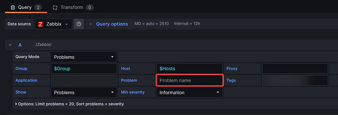 Zabbix 'Problem' does not show the complete Problem name - Zabbix - Grafana Labs Community Forums