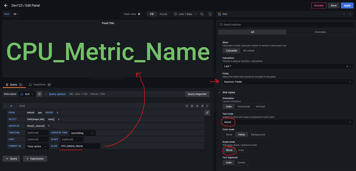 How to display text into grafana? - Dashboards - Grafana Labs Community ...