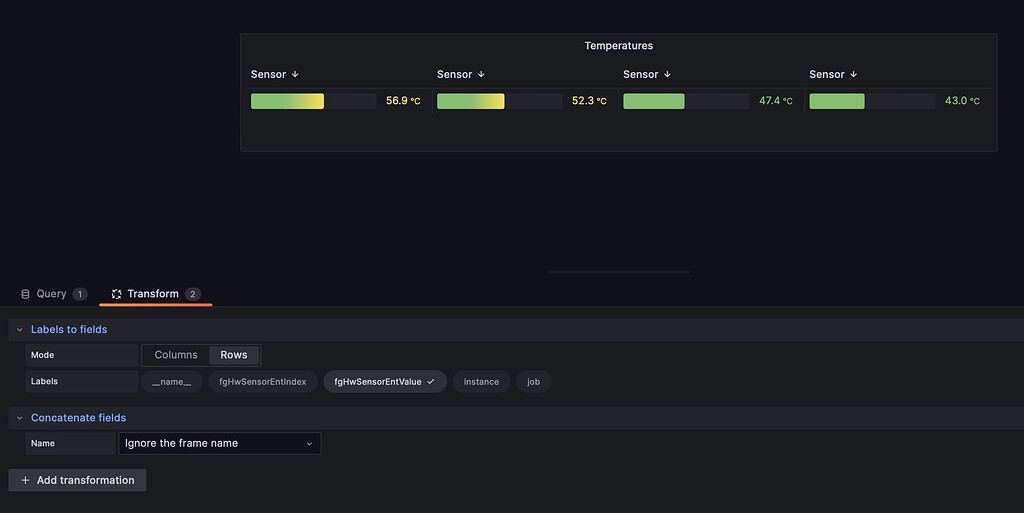 How to add transformation "Labels to fields" in a alert rule? - Alerting - Grafana Labs ...