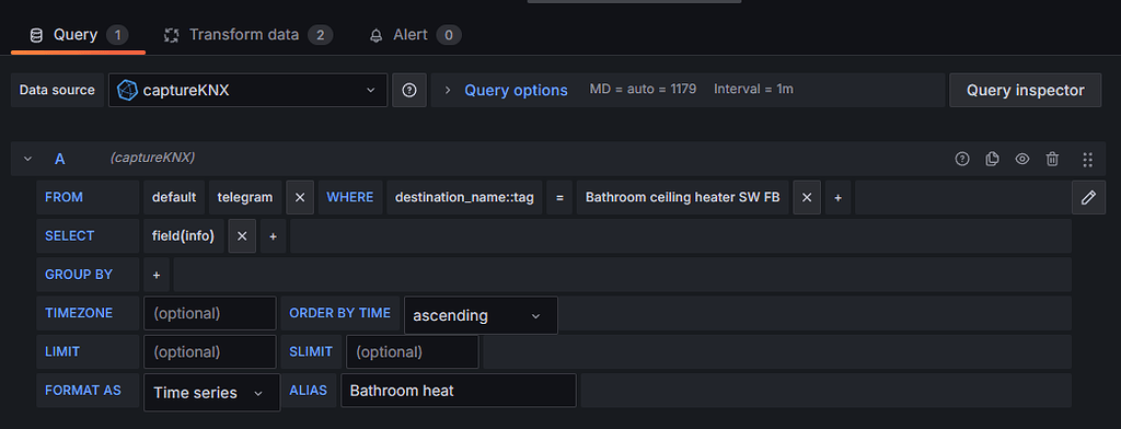 Transform -> Convert Field Type fails if my input is an "On"/"Off" string - InfluxDB - Grafana ...