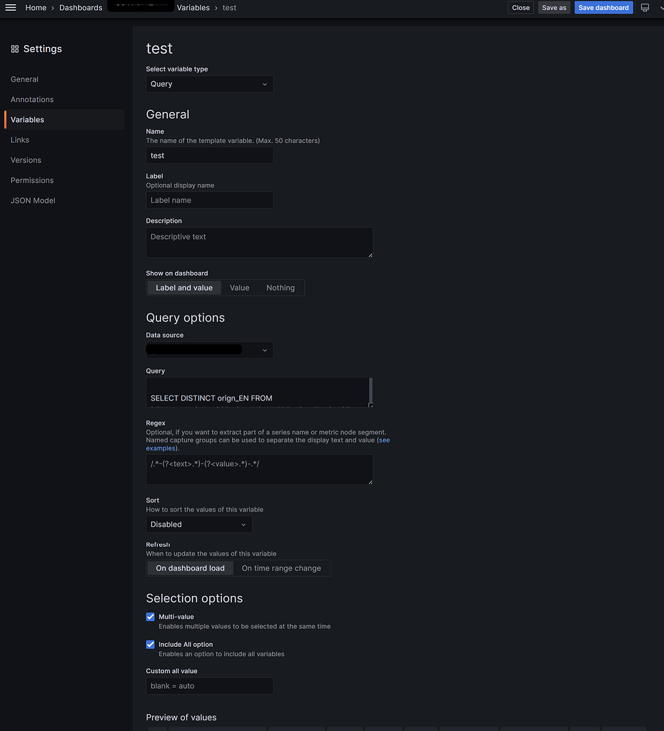 Business Variable Dashboards Grafana Labs Community Forums