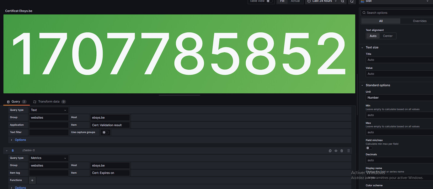 Show 2 Metrics in one single widget inside a dashboard - Dashboards - Grafana Labs Community Forums