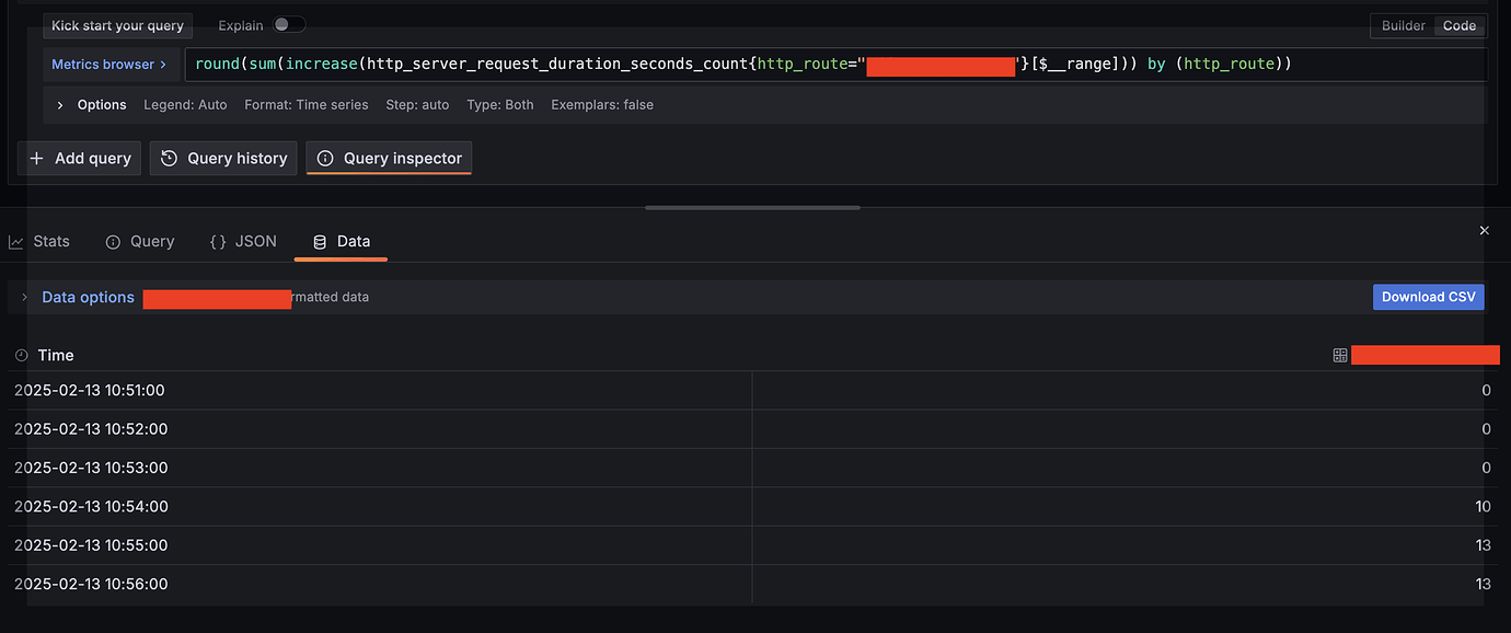 Http_server_request_duration_seconds_count vs http_server_requests_seconds_count - Prometheus ...