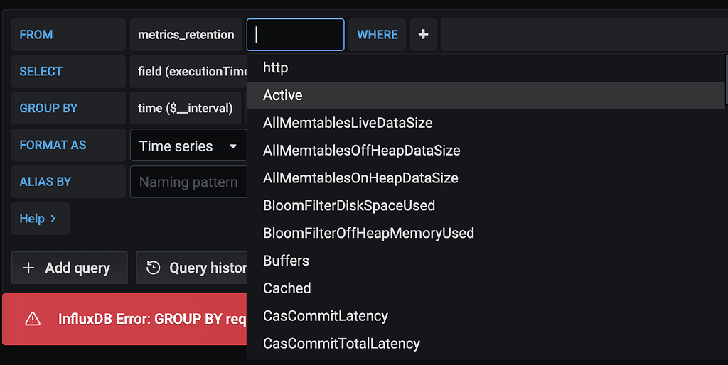 InfluxDB Datasource - choose tags before measurement when selecting? - InfluxDB - Grafana Labs ...