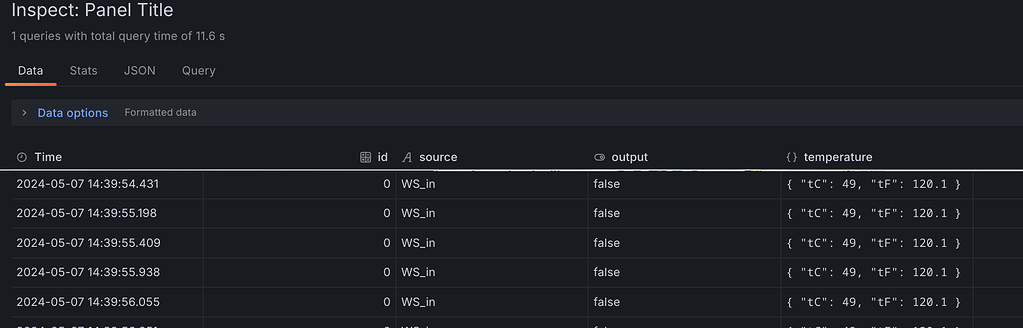 MQTT dashboard JSON transformation - Grafana - Grafana Labs Community Forums