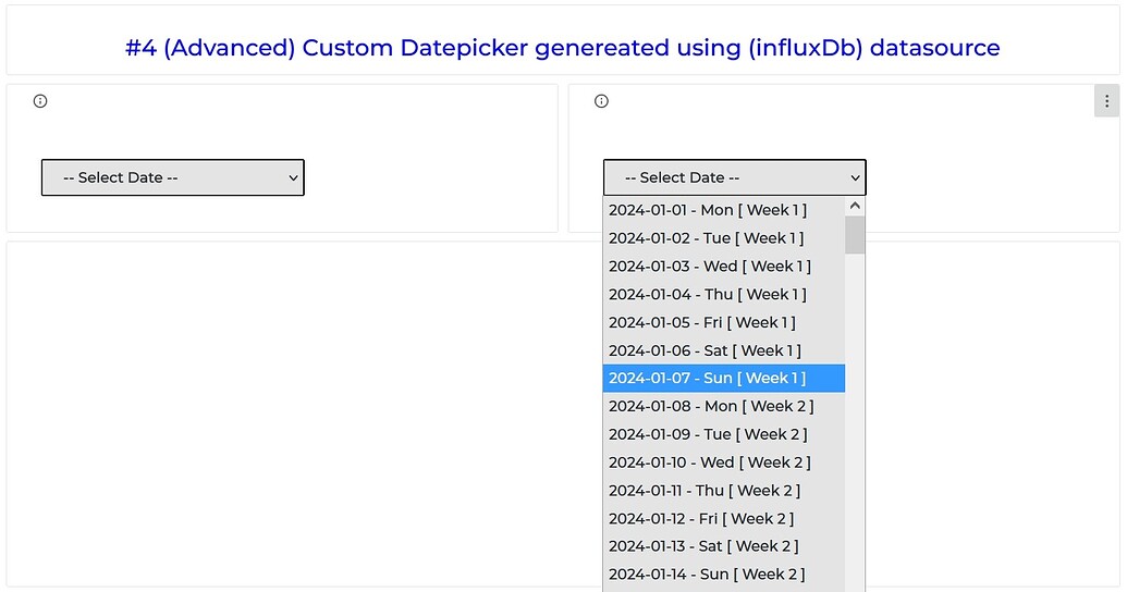 Make your own custom ‘Datepicker’ (use/set your own timerange/quick ranges) PART 02 - Dashboards ...