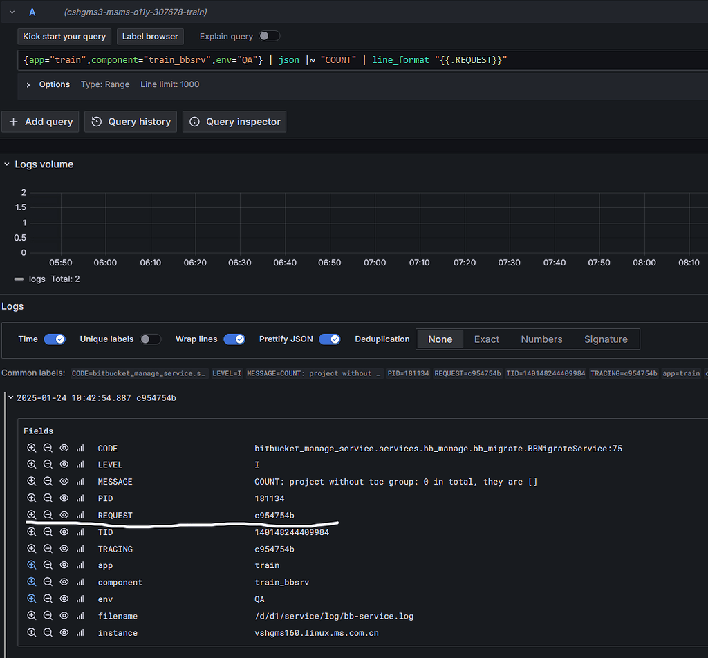 [LogQL] How to query logs based on the output of another one? - Grafana Loki - Grafana Labs ...