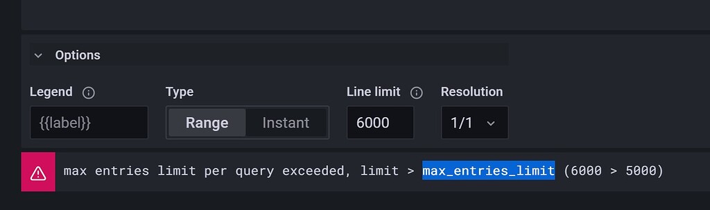 Grafana Cloud Configure Maxentrieslimit Grafana Cloud Grafana Labs Community Forums