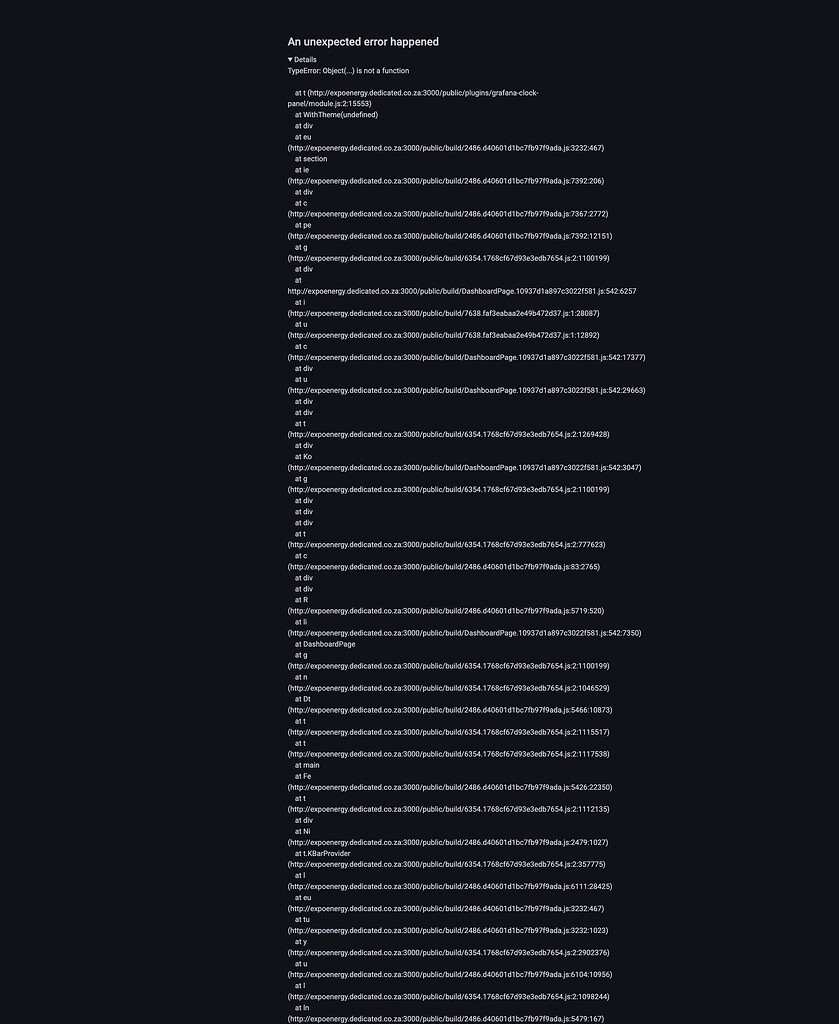 Grafana error after upgrade - Installation - Grafana Labs Community Forums