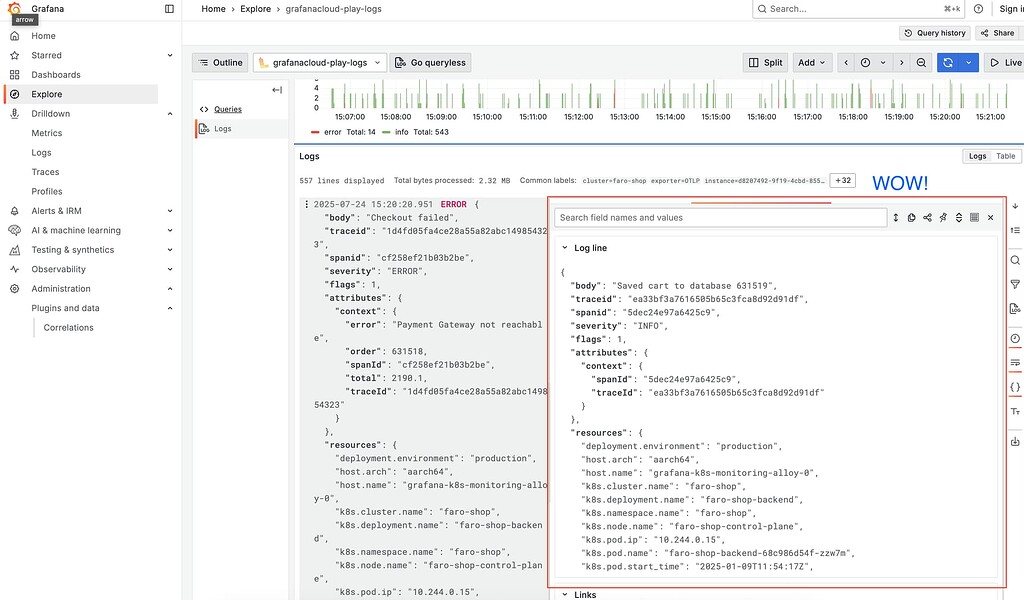 UI differences between Grafana Cloud (play.grafana.org) and self-hosted OSS version - Grafana ...