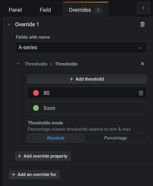 Stats panel - multiple thresholds possible? - Grafana - Grafana Labs Community Forums