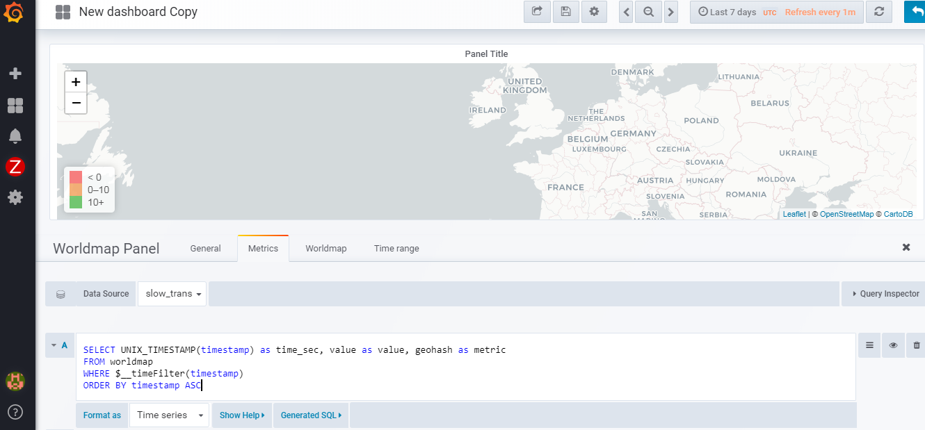Sql Worldmap Panel geohash - Grafana - Grafana Labs Community Forums