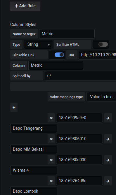 Customizing table panel - Elasticsearch - Grafana Labs Community Forums