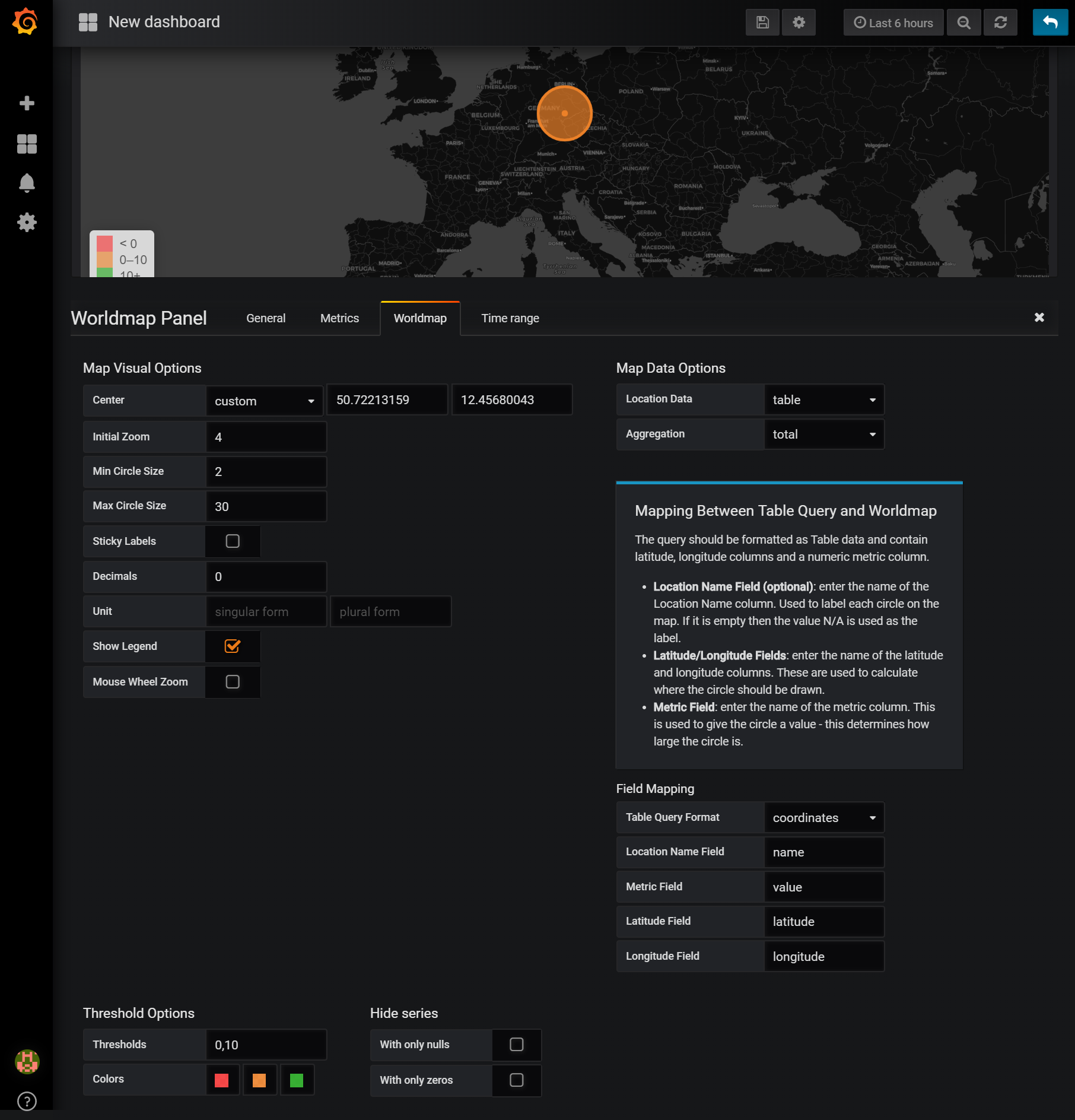 Worldmap panel with MySQL database - MySQL - Grafana Labs Community Forums