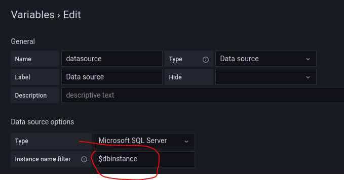 Data Source Variable With Another Variable Into Regexp Field Dashboards Grafana Labs