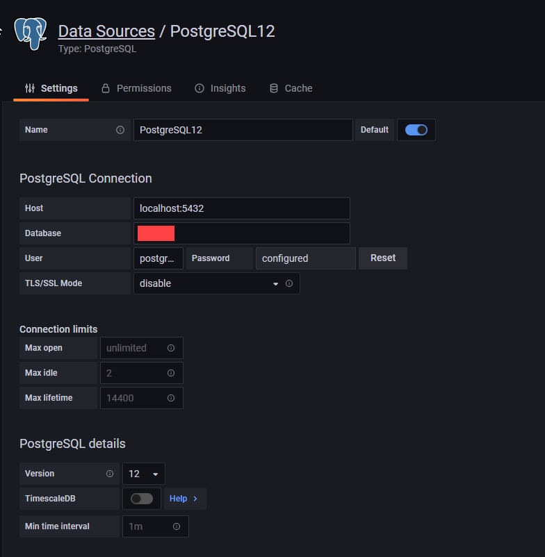 Can't connect postgres as data source - PostgreSQL - Grafana Labs Community Forums