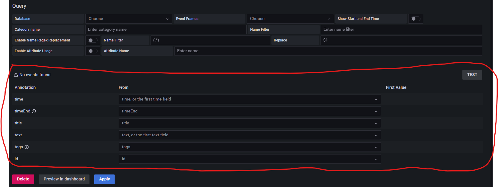 Grafana Annotation Query - Grafana Plugin Development - Grafana Labs Community Forums