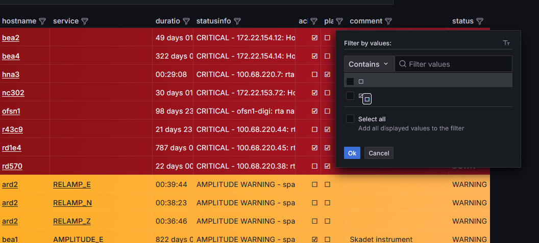 Saved Table Filter - Table Panel - Grafana Labs Community Forums