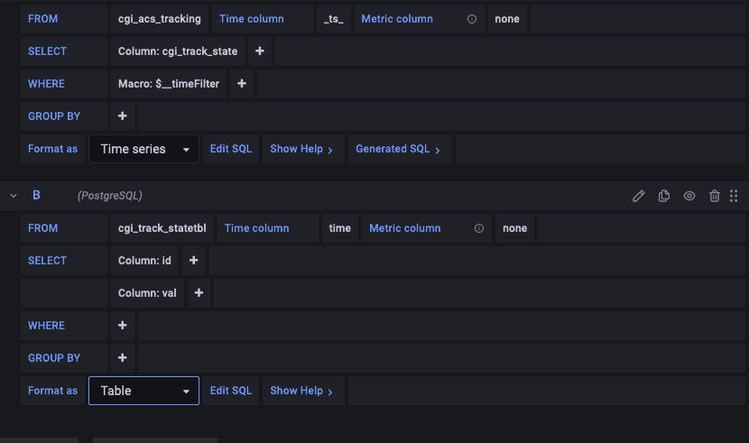 Build JOIN query in GUI - PostgreSQL - Grafana Labs Community Forums