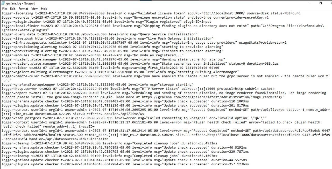 PostgreSQL Plugin - health check failed - PostgreSQL - Grafana Labs Community Forums