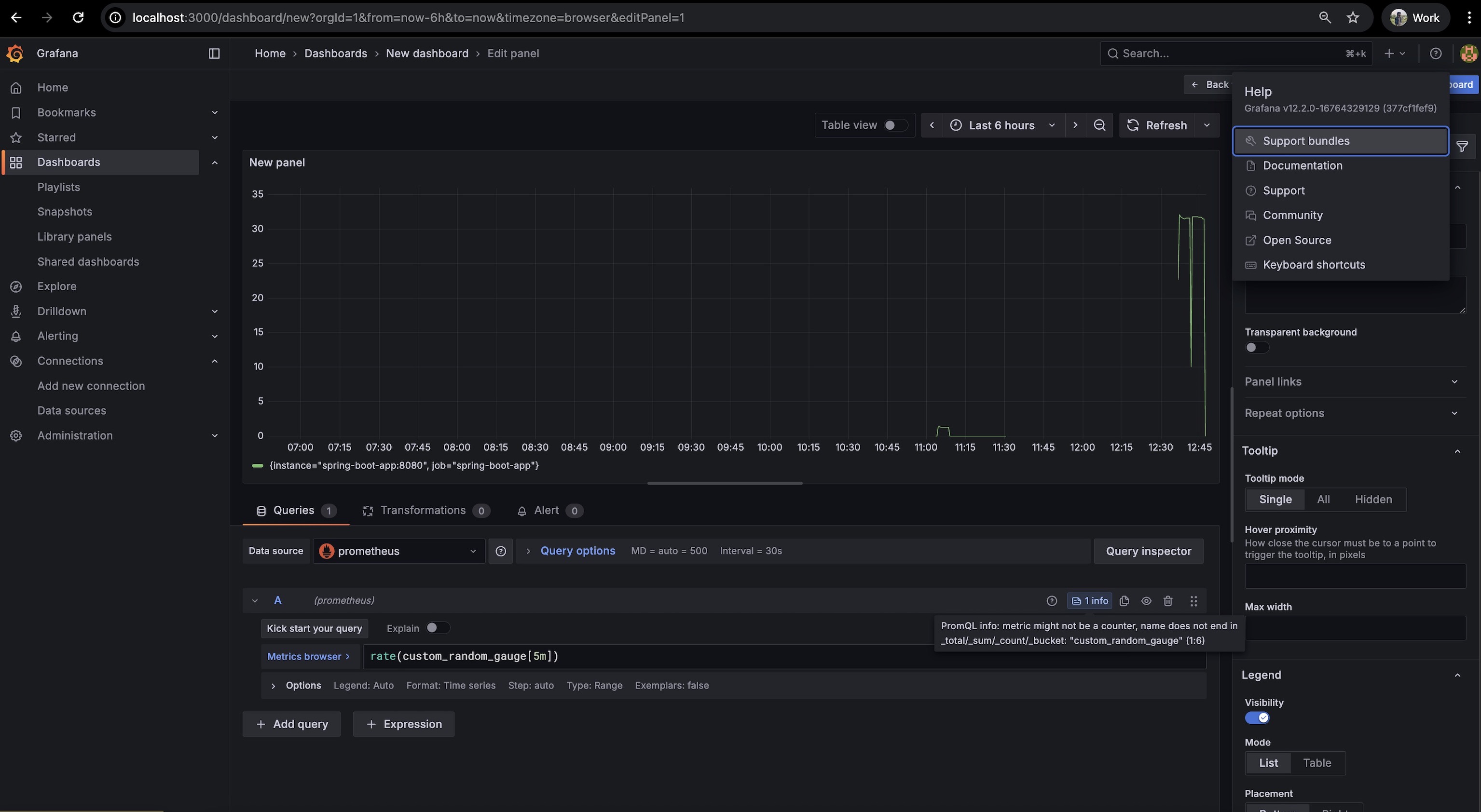 PromQL Warning for Custom Metric Name – Inconsistent Behavior Across Grafana and Prometheus ...