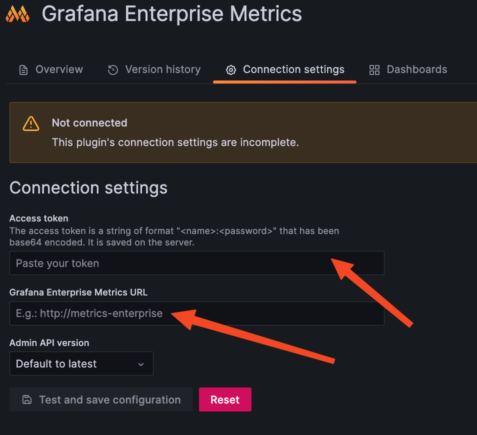 How to specify Access Token and GEM URL - Configuration - Grafana Labs Community Forums