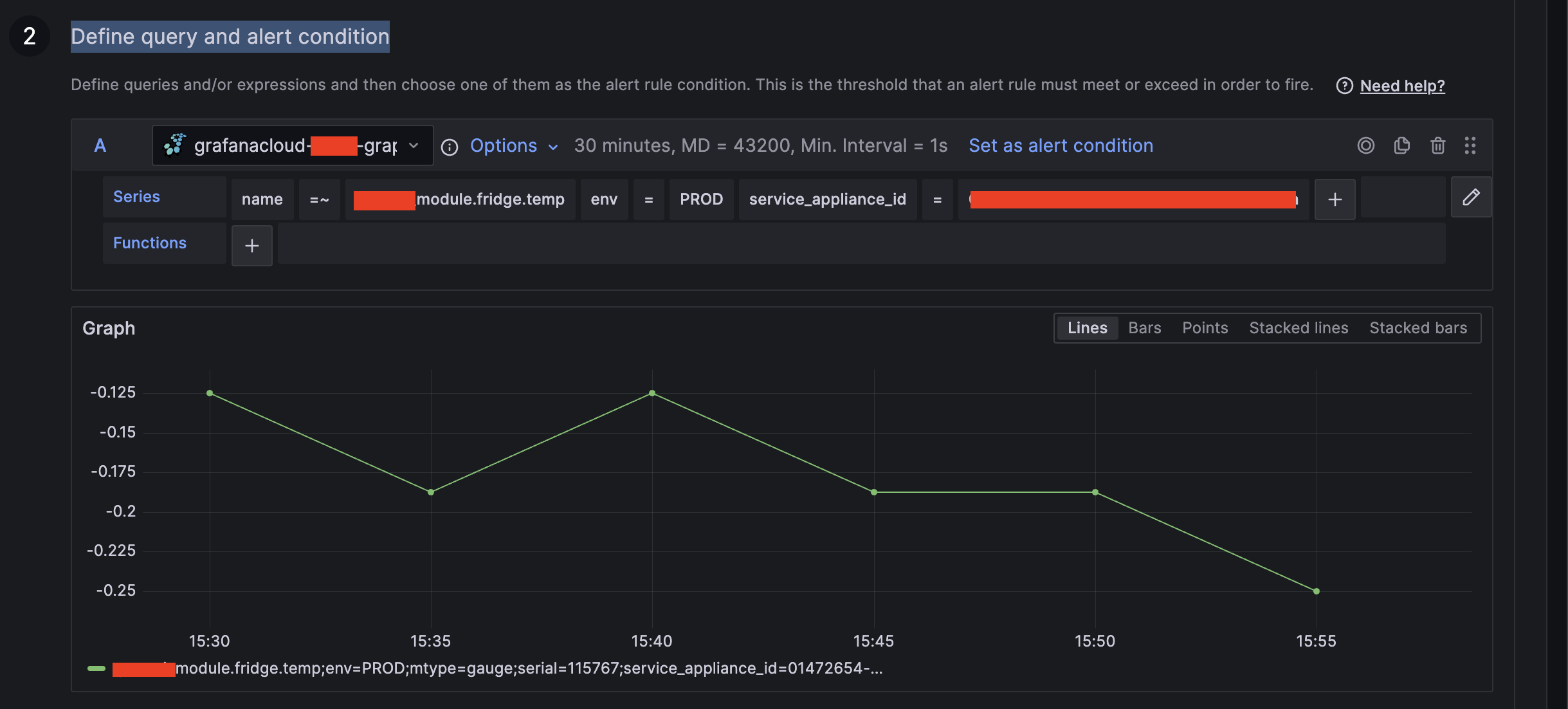 Defining a query in an alert rule modifies the tags associated - Alerting - Grafana Labs ...