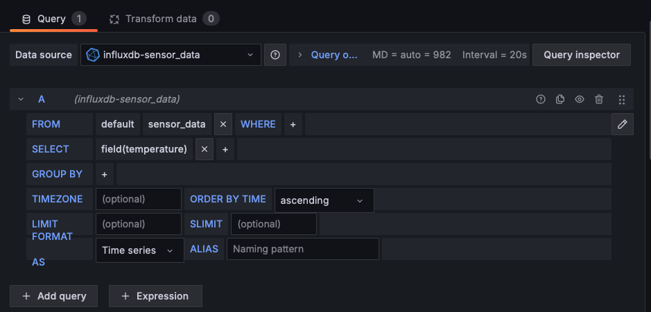 Display sample time in (or near) a Gauge - InfluxDB - Grafana Labs Community Forums